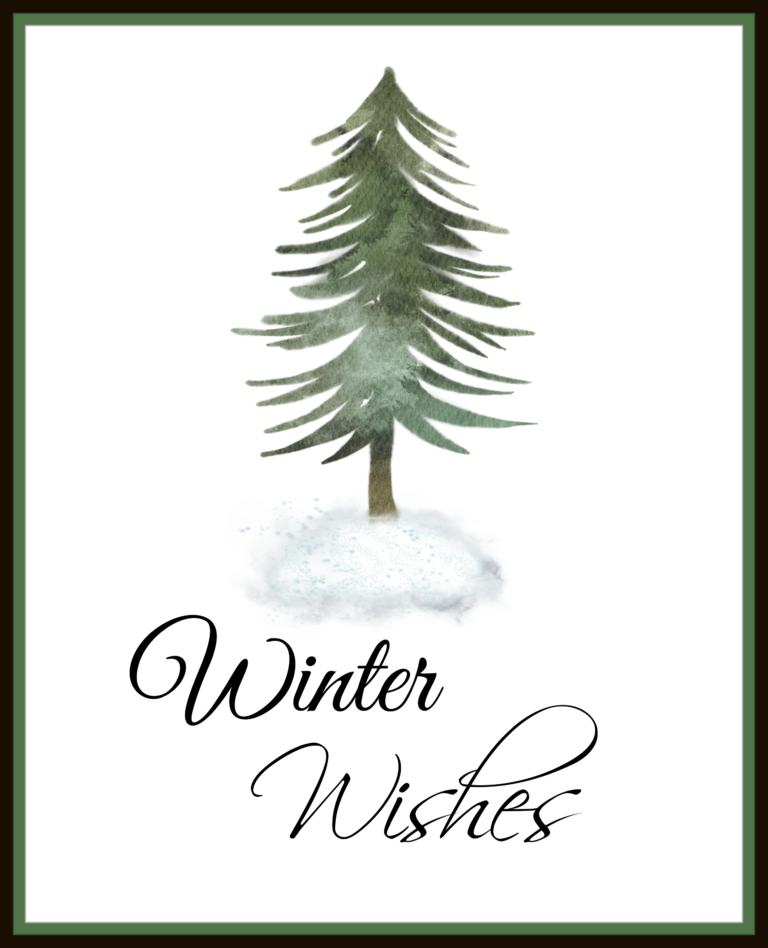 Celebrate the Season with Free Winter Printables - my home of all seasons